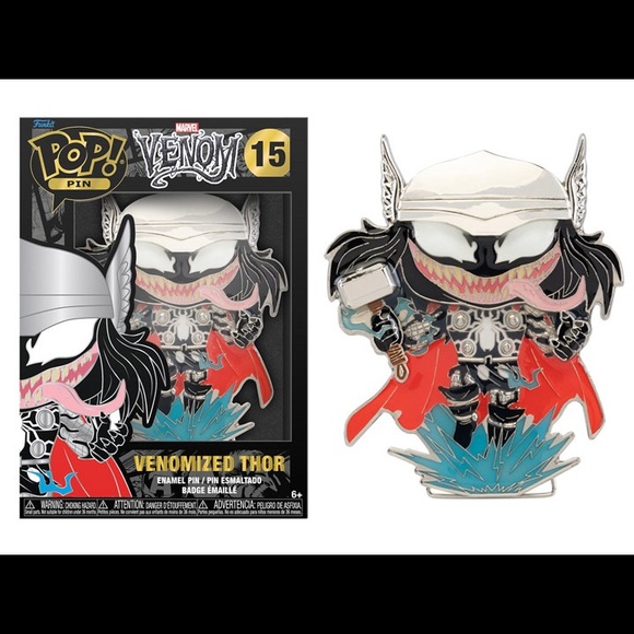 Funko | Accessories | Nib Sealed Funko Pop Pins Marvel Venomized Thor ...